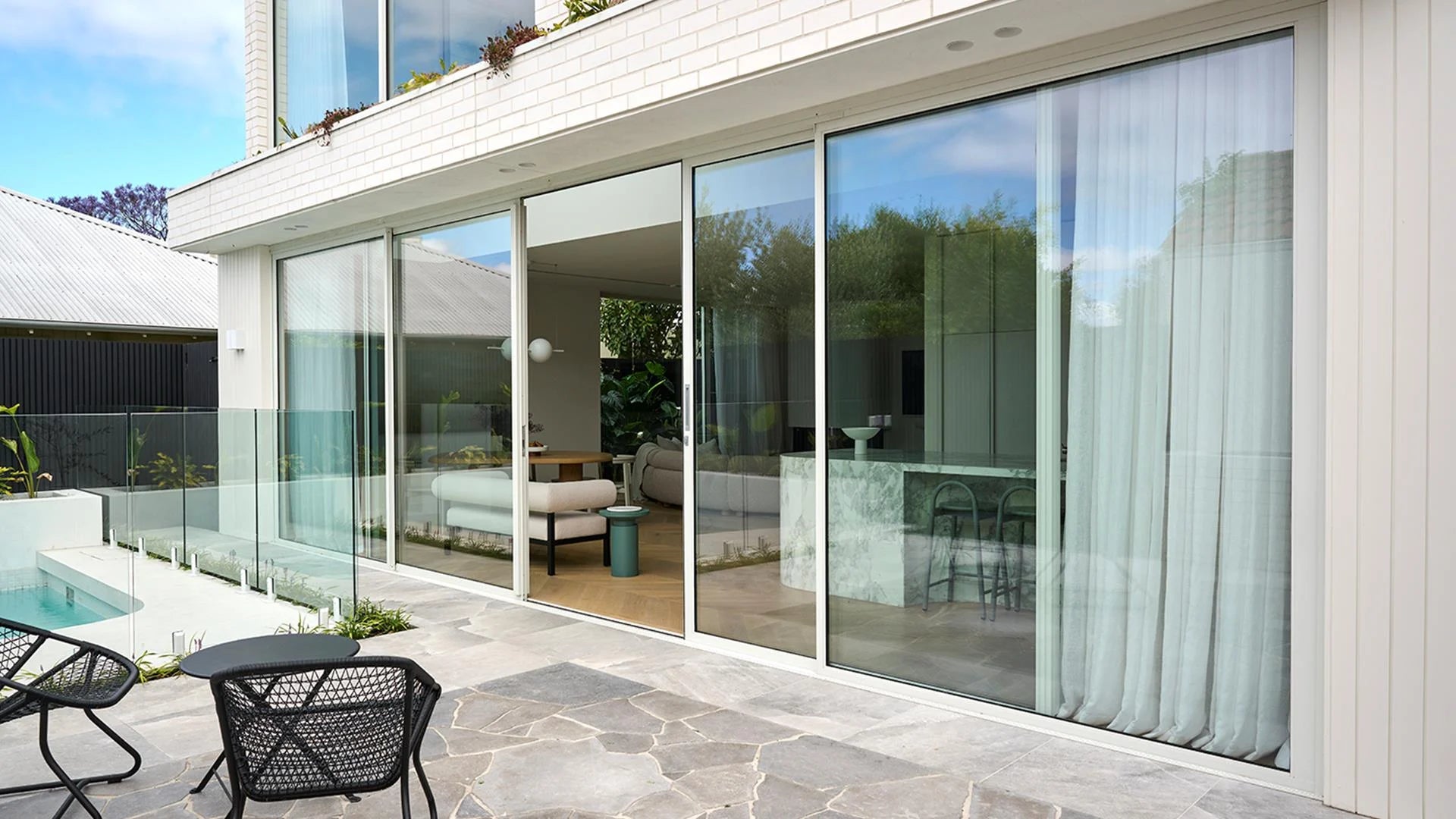 Crestlite Sliding Stacker Door | Aluminium Doors - Trend